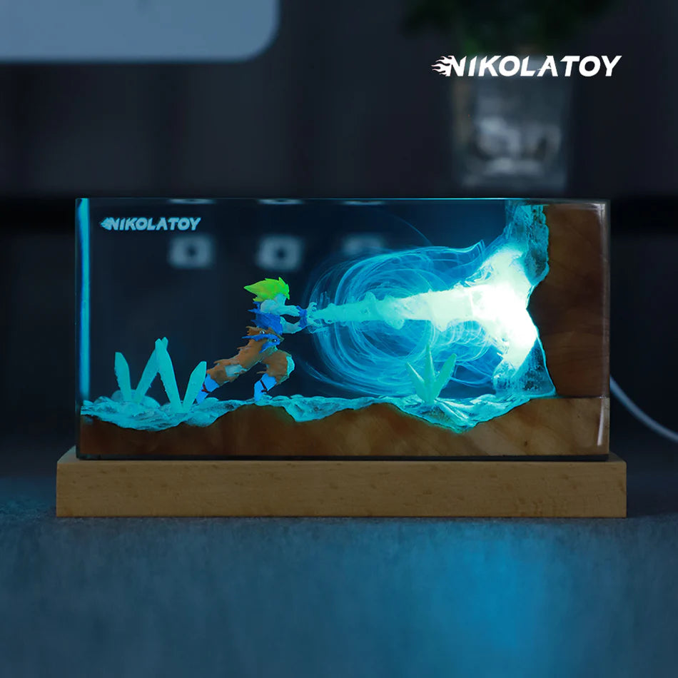 NIKOLATOY®Dragon Ball Z Kakarot Resin RGB Night Light Desktop Decorati ...